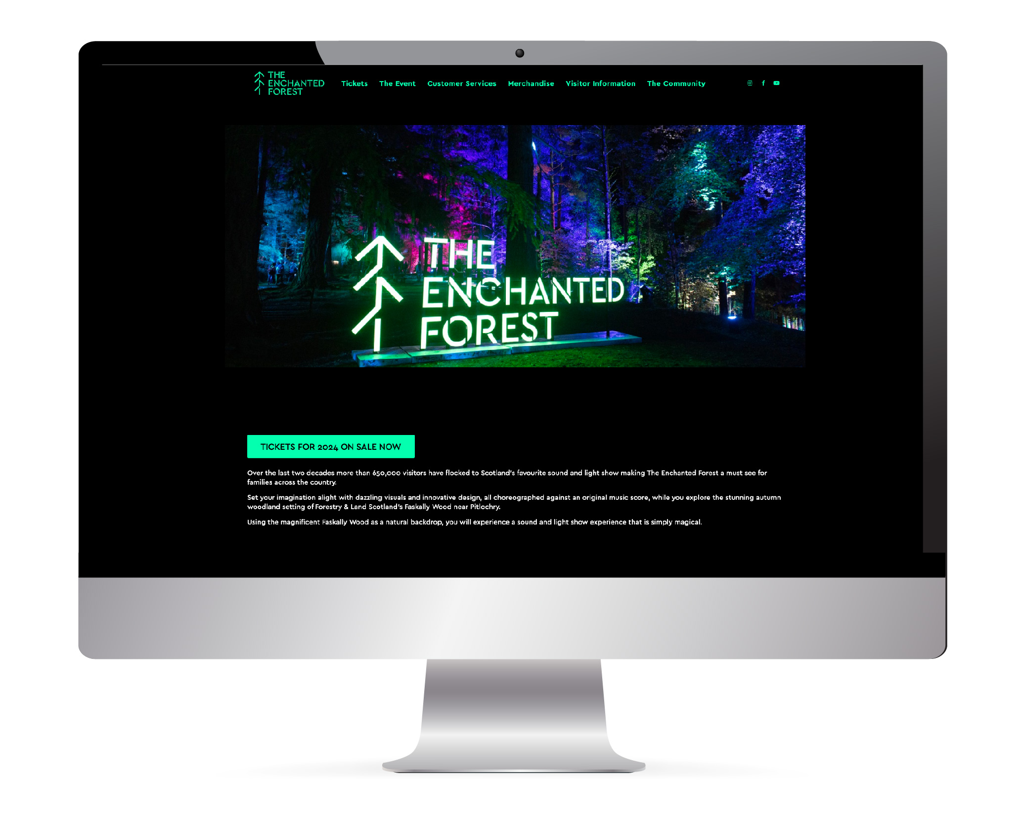 Website Development Perthshire Enchanted Forest