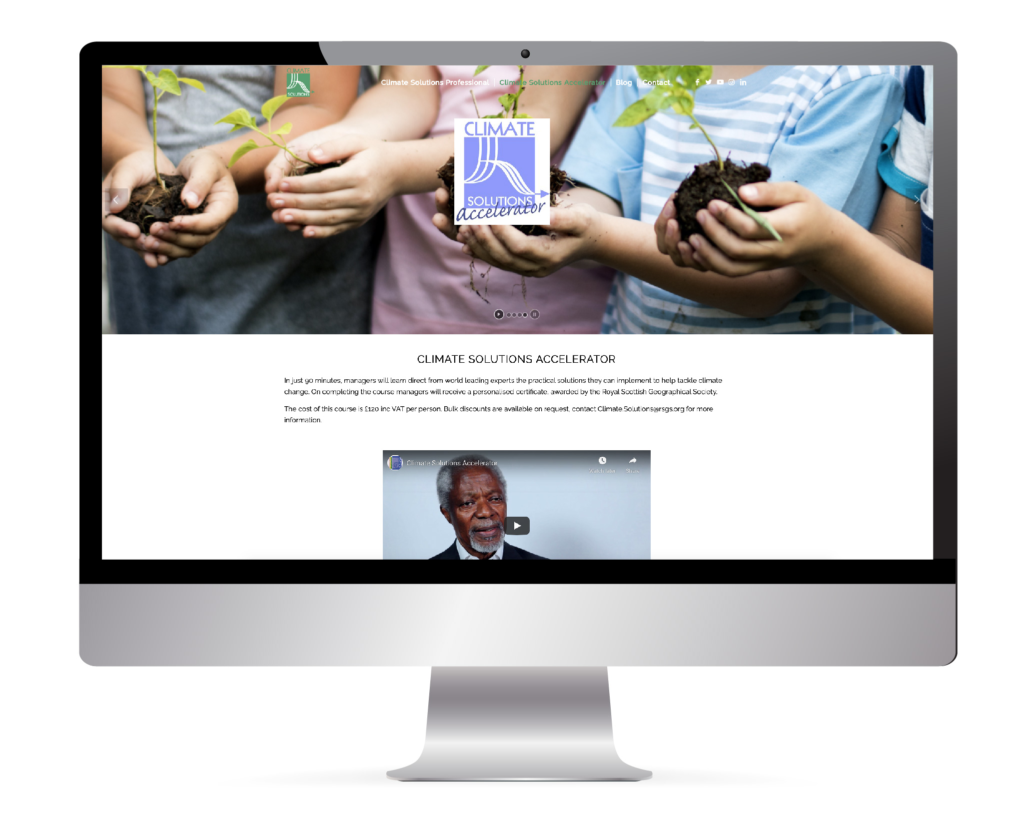 website delivery climate solutions